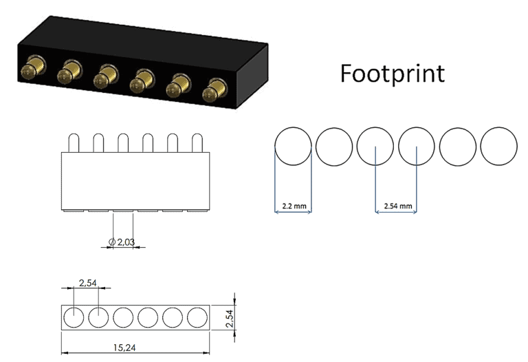 Standard Connectors - 6 Pin Headers